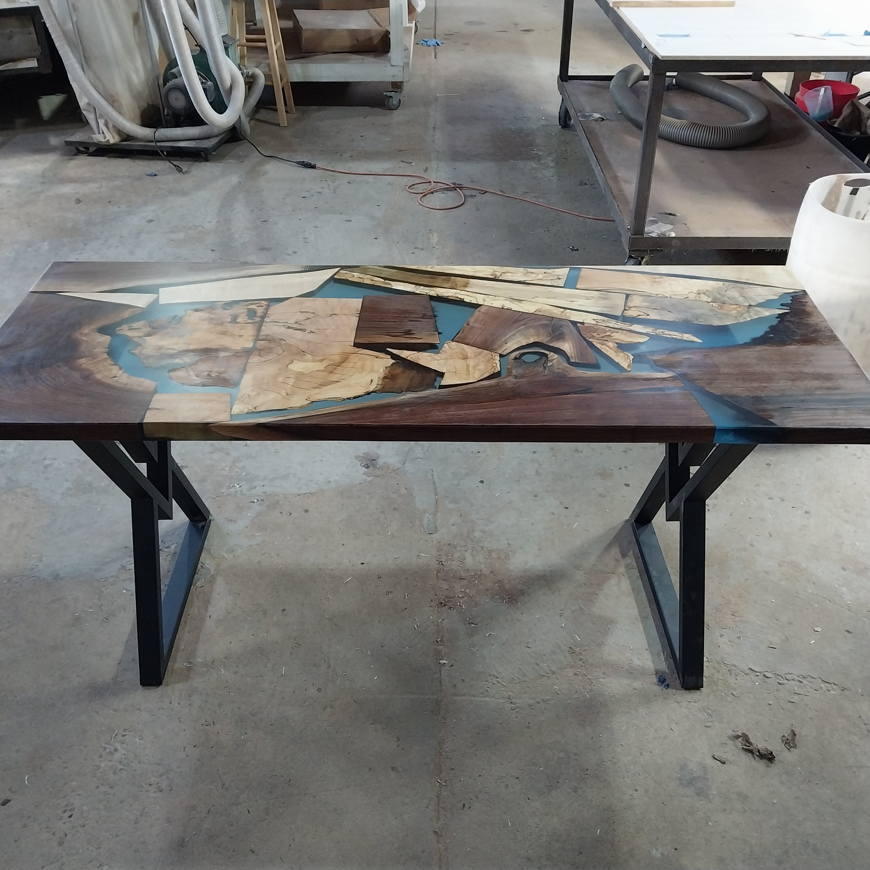 River Table, Dining Table, Coffee, Table, Office Desk Live Edge - Etsy