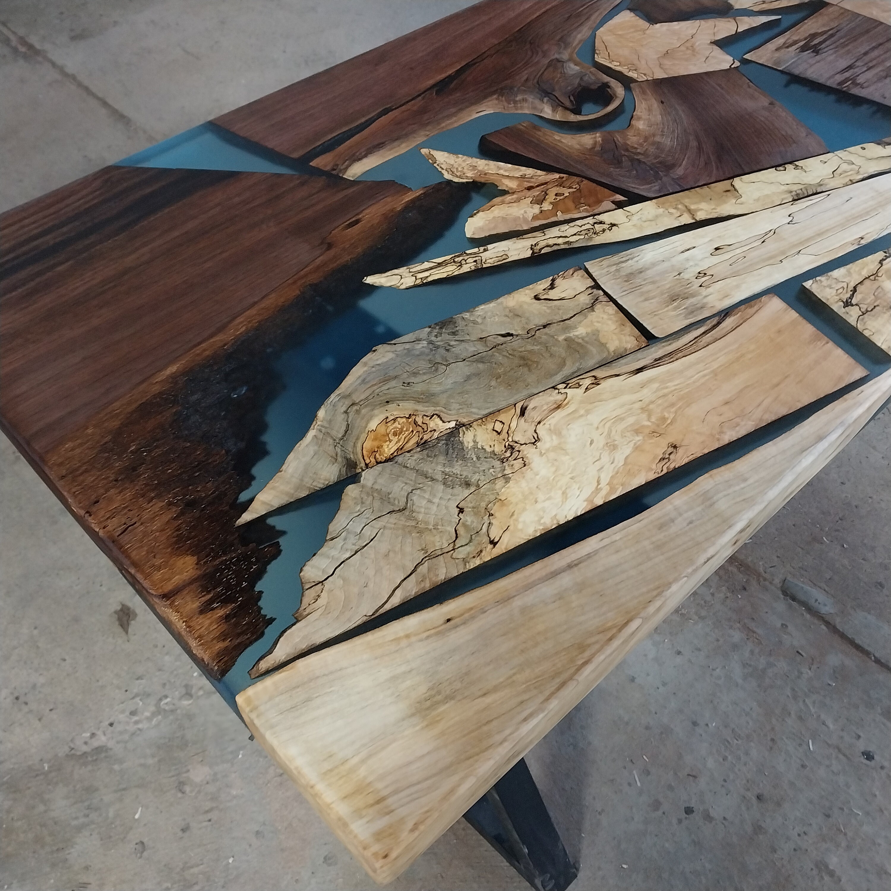 River Table, Dining Table, Coffee, Table, Office Desk Live Edge - Etsy