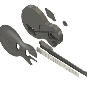 Gibson Les Paul 3D and 2D Files to Create This Iconic Guitar - Etsy
