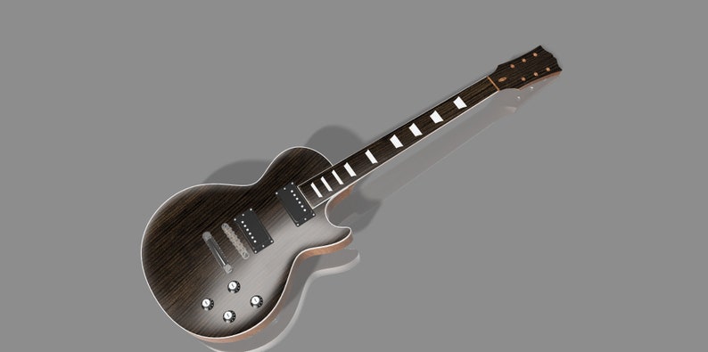 Gibson Les Paul 3D and 2D Files to Create This Iconic Guitar - Etsy