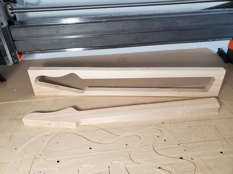 Custom Guitar Design for CNC Router Machine or to Hand Craft. Includes ...