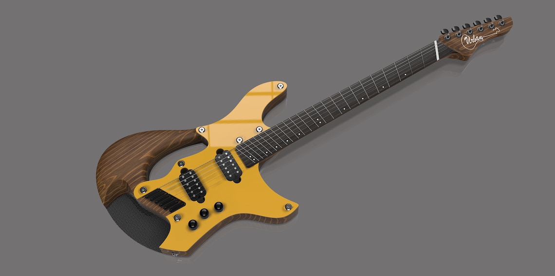 Custom Guitar Design for CNC Router Machine or to Hand Craft. Includes ...