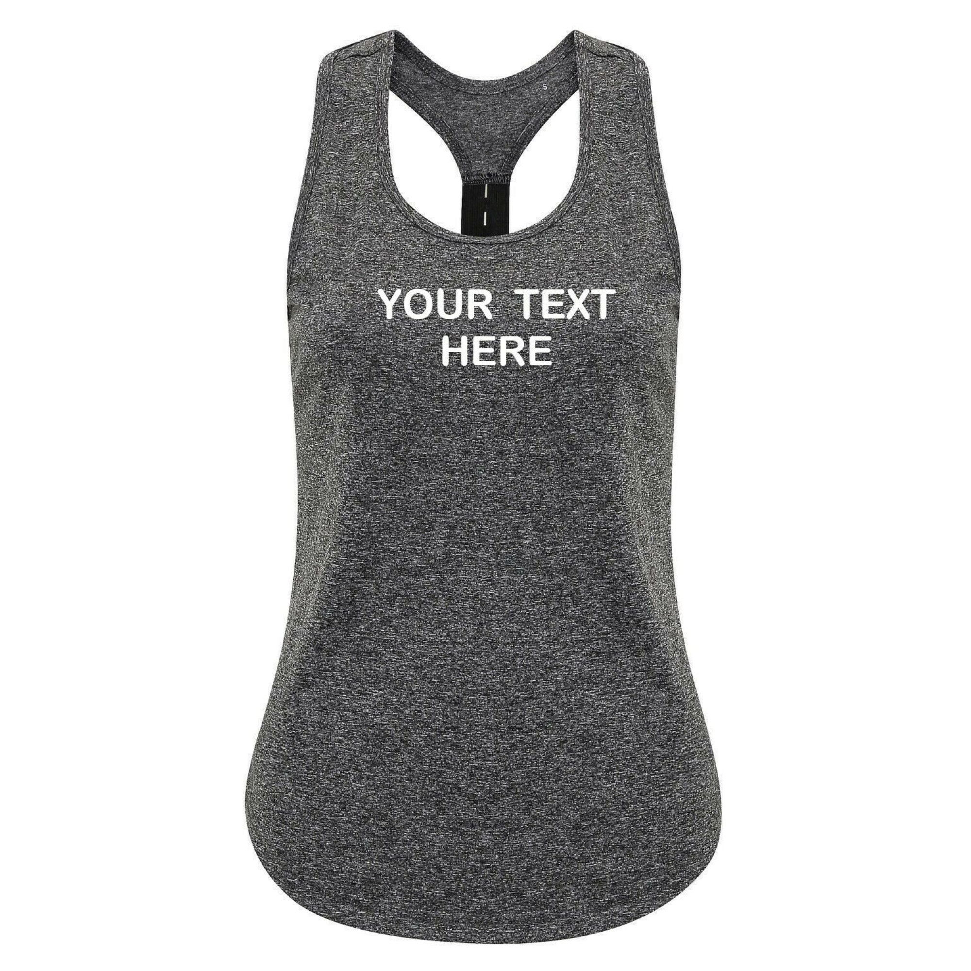 Ladies Personalised Gym Running Vest Gym Tank Top Custom - Etsy UK