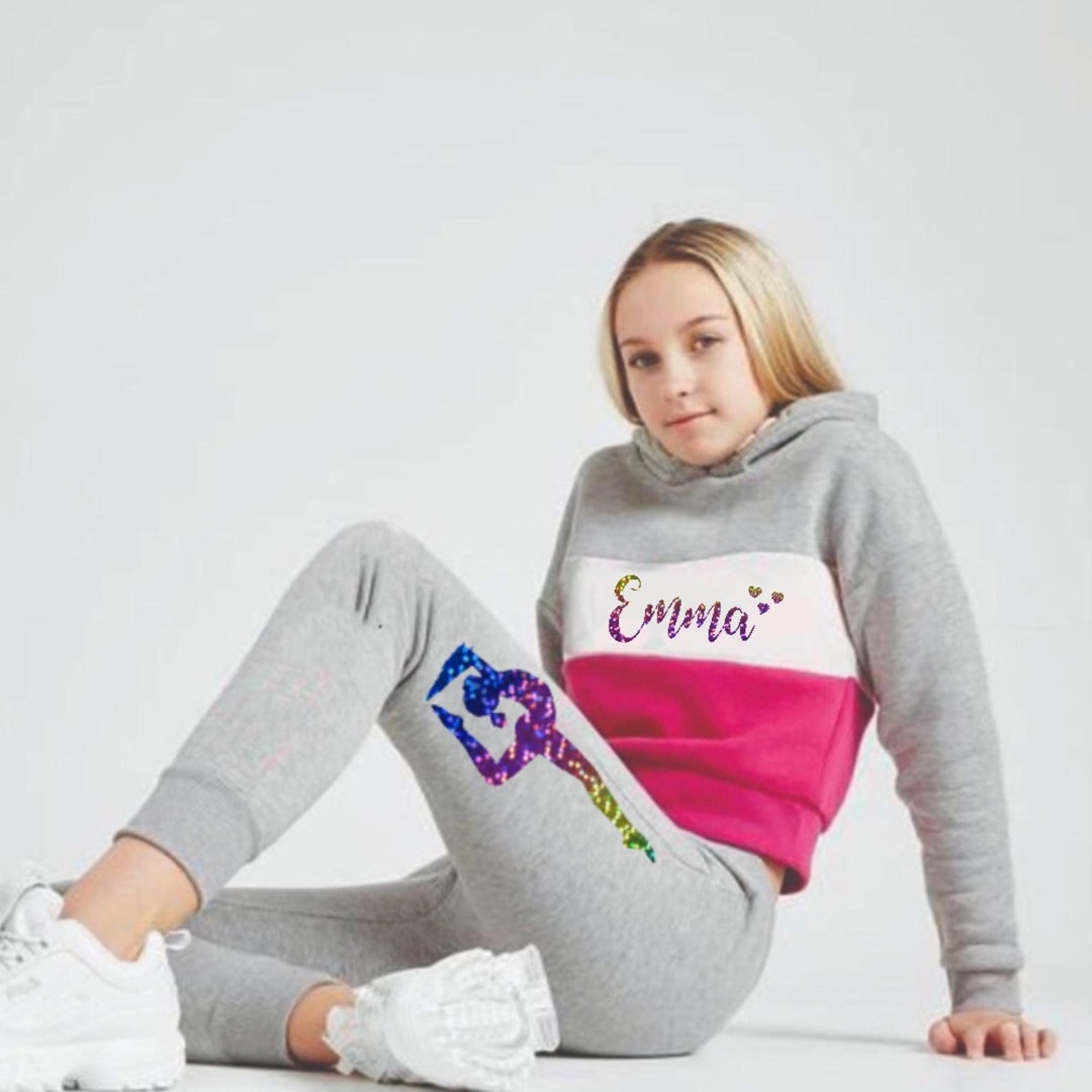 Gymnastics Essential Hooded Tracksuit Handstand Design & Personalised ...