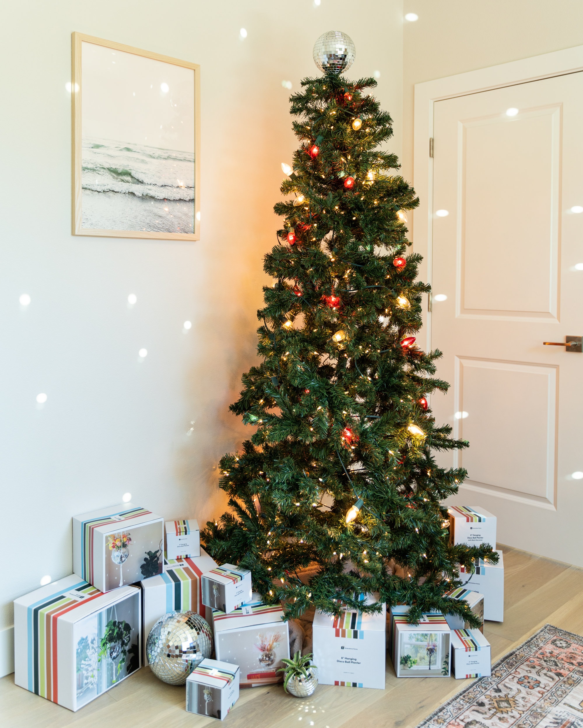 Disco Ball Christmas Tree Topper - Etsy