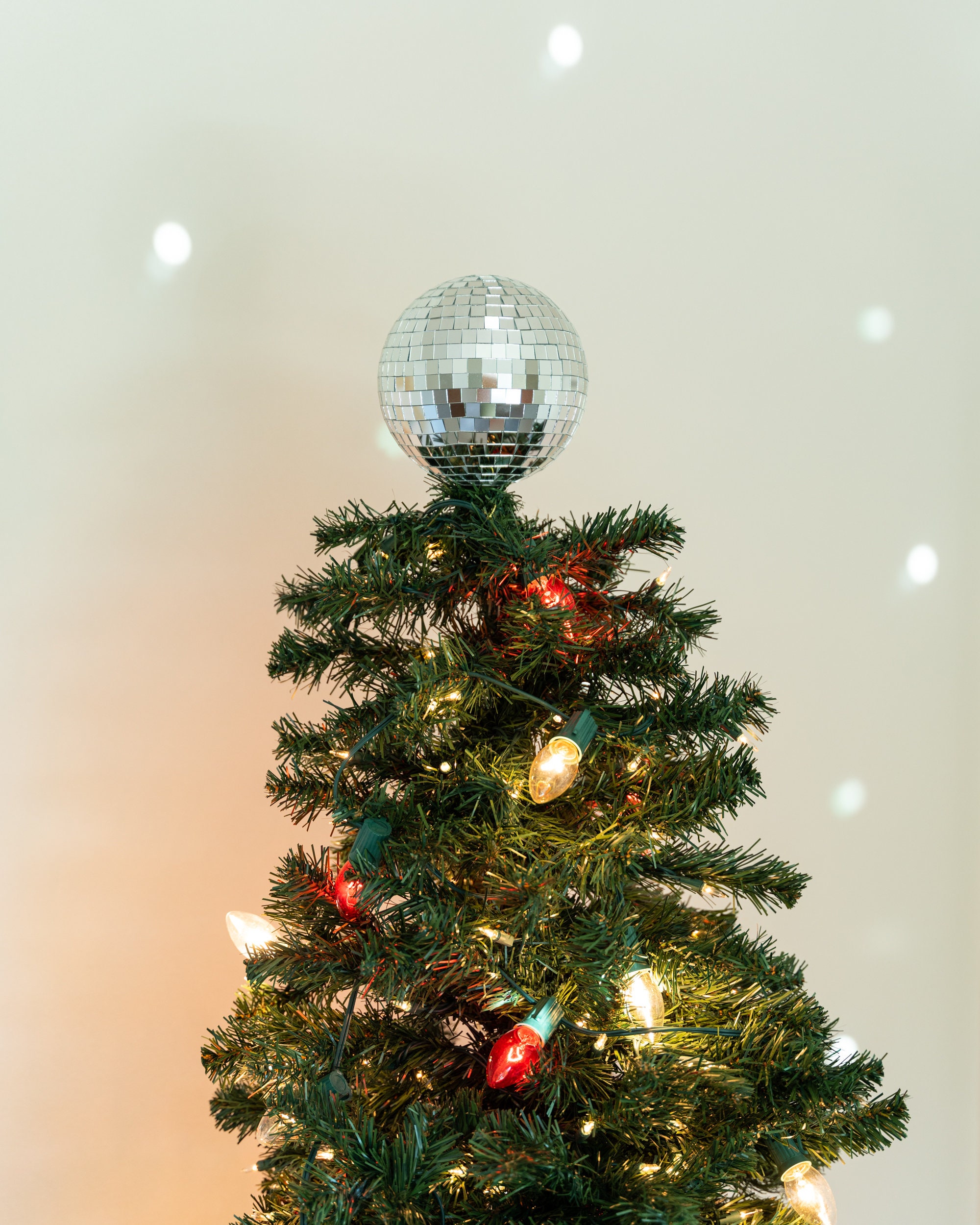 Disco Ball Christmas Tree Topper - Etsy