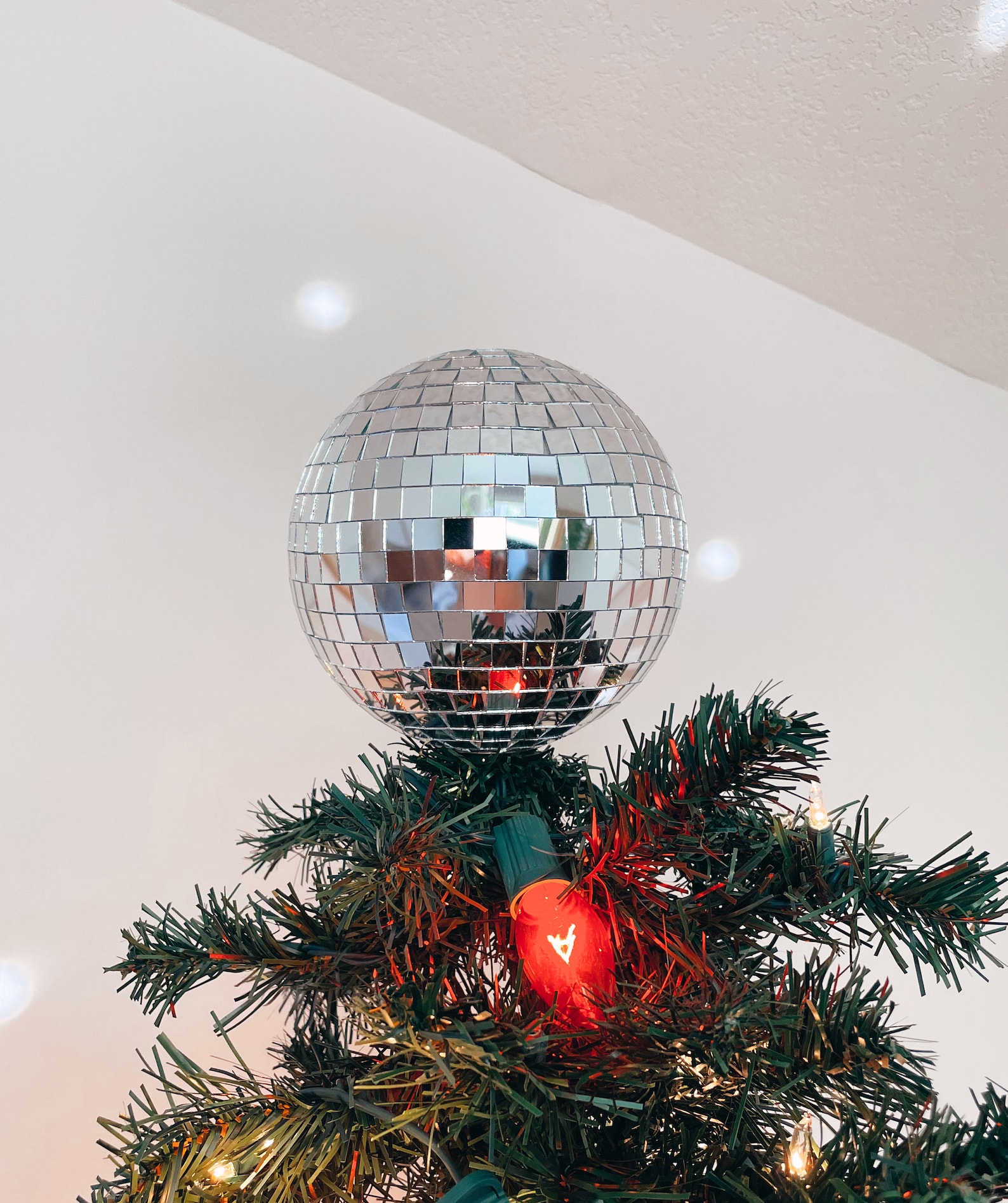 Disco Ball Christmas Tree Topper - Etsy