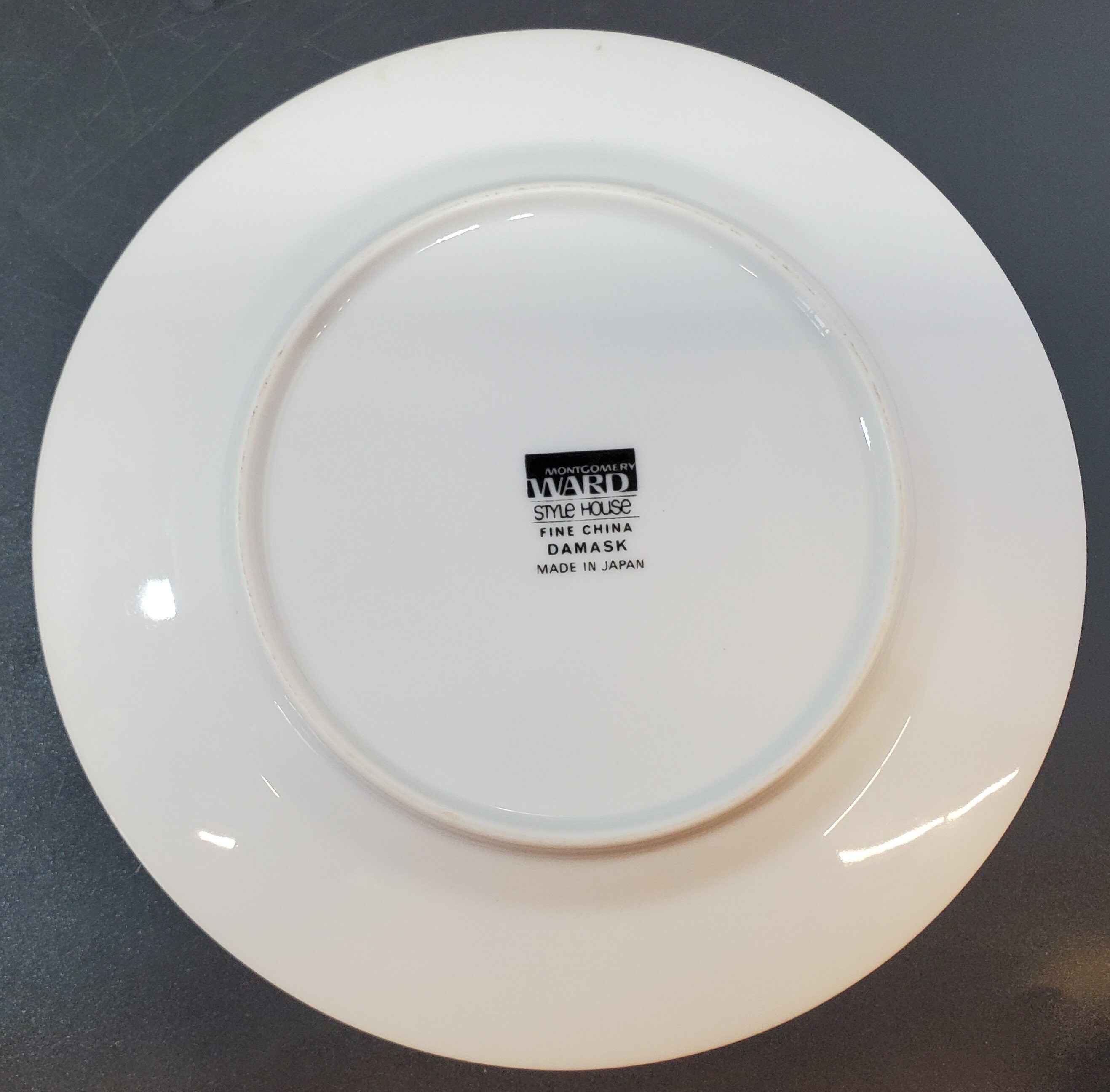 Set of 4 Montgomery Ward Style House Damask 7 1/2 Bread/salad Plates - Etsy