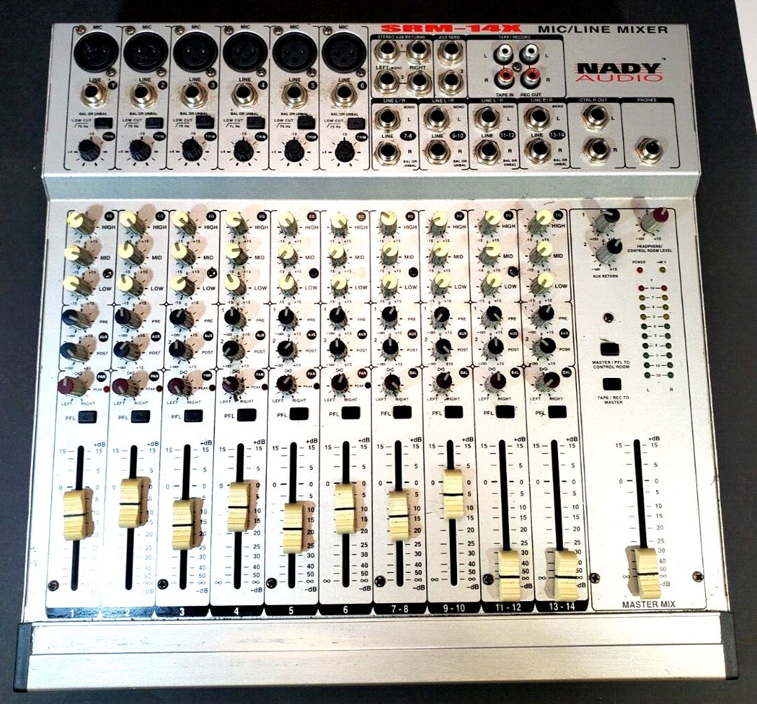Nady Audio SRM-14X Mic/line Mixer W/phantom Power Perfect - Etsy