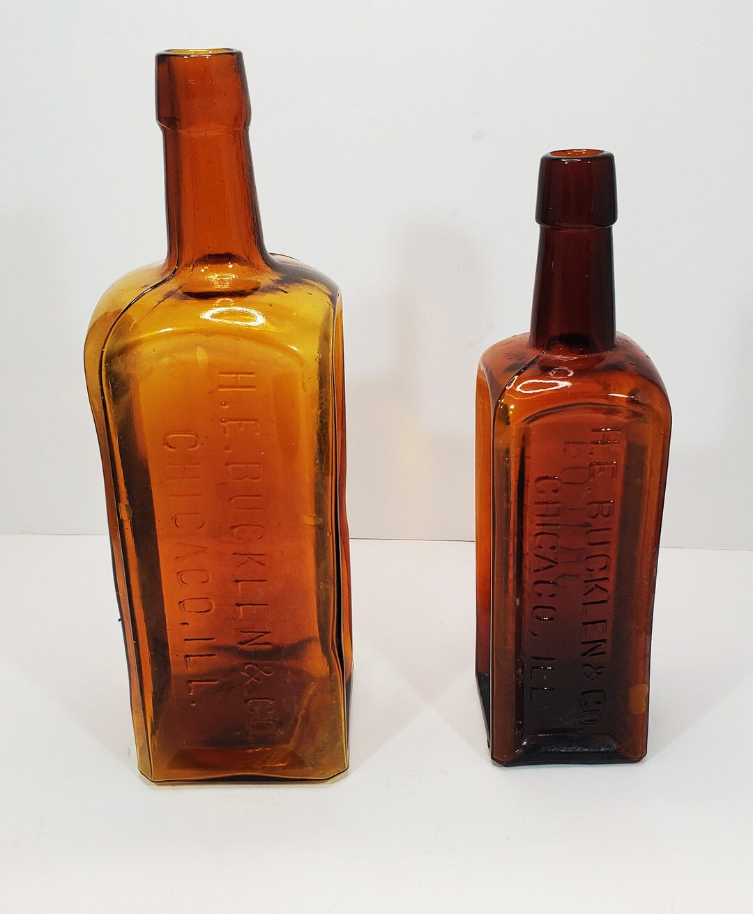Antique Vintage Electric Brand Bitters Bottle H. E. Bucklen & Co ...