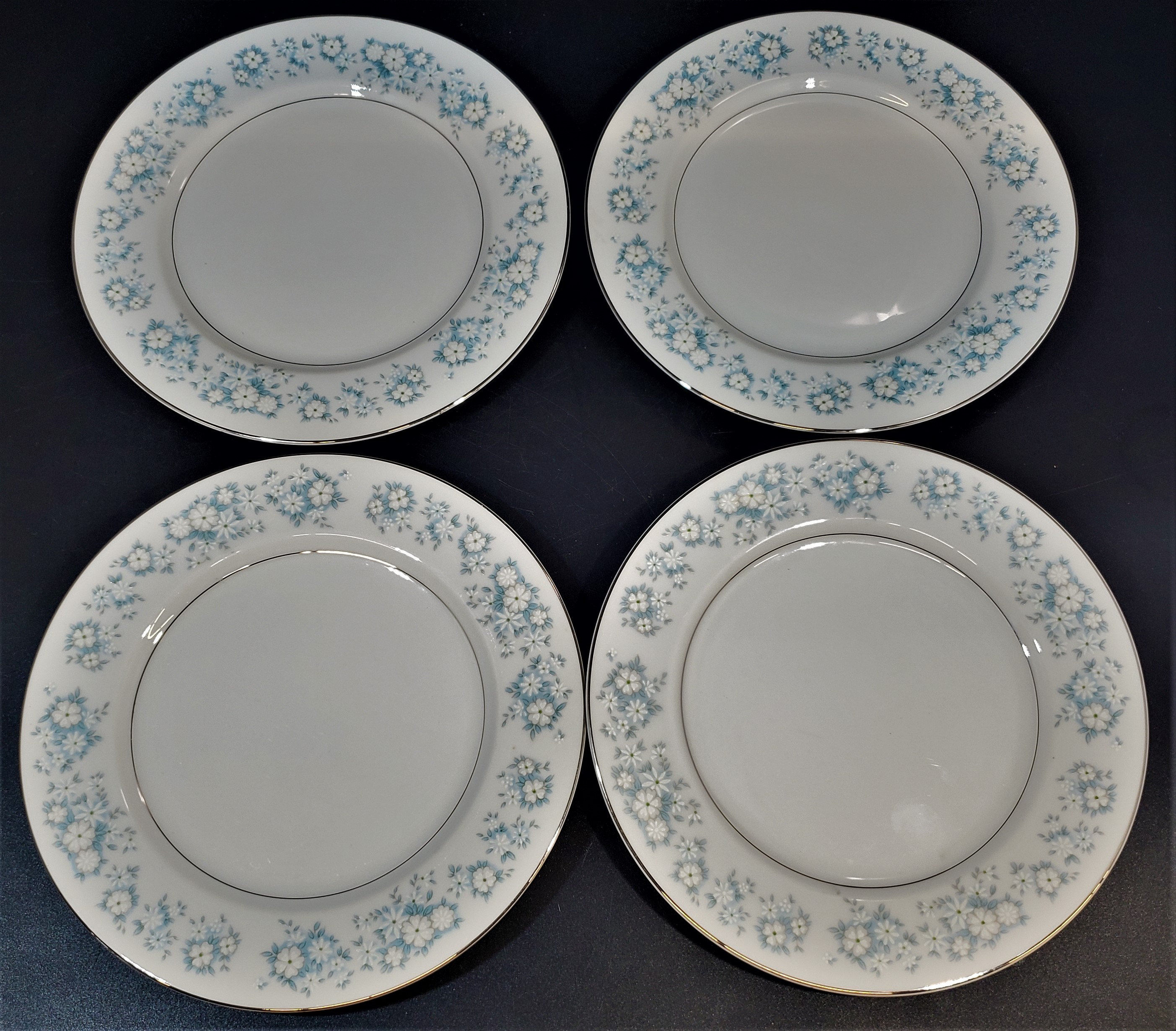 Set of 4 Montgomery Ward Style House Damask 7 1/2 Bread/salad Plates - Etsy