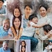 Family Portrait From Multiple Photos Add a Person to Photo Painting ...