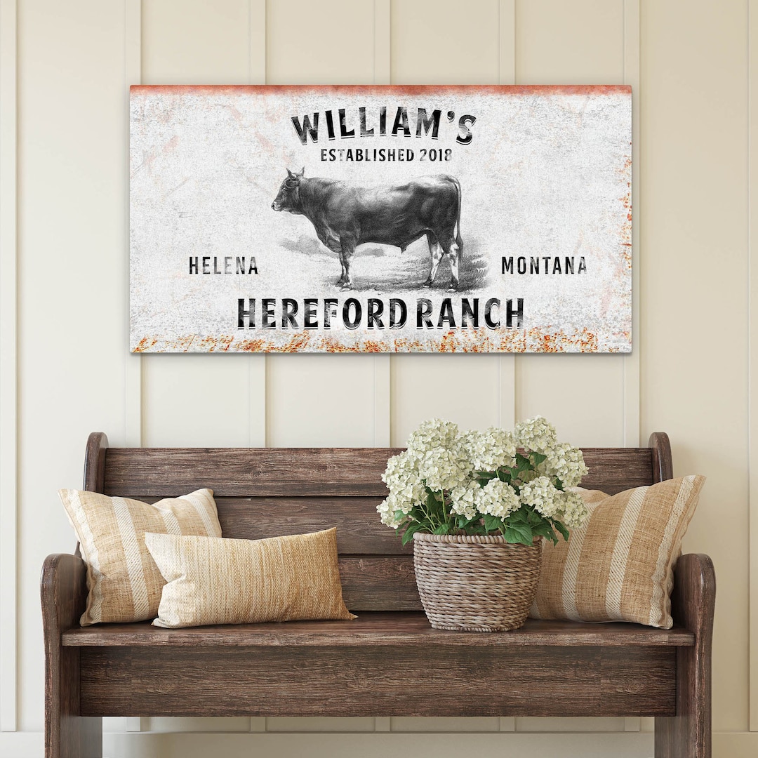 Father's 50th Birthday Present Ranch With Location and Established Year ...