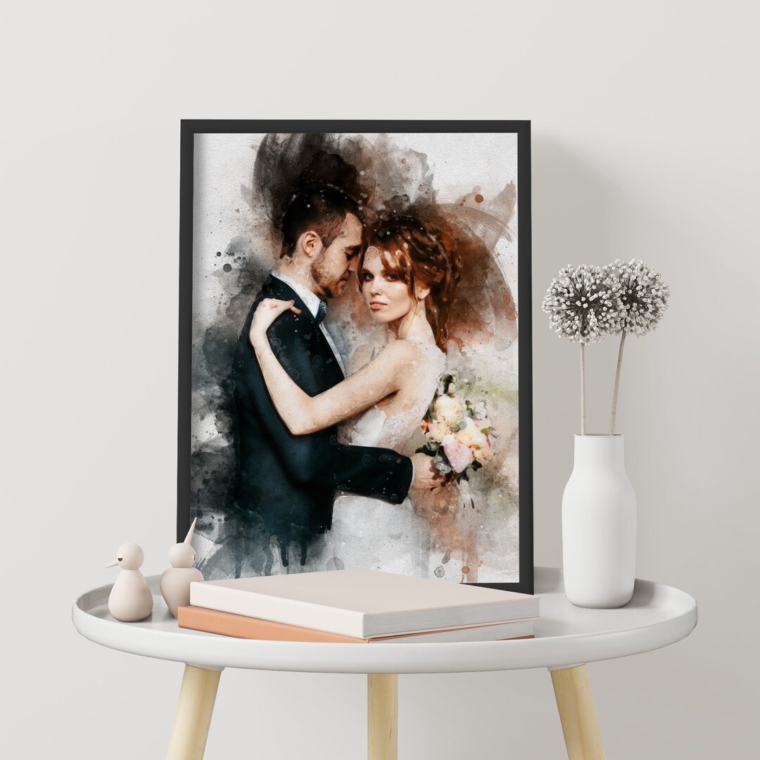 Custom Framed Wedding Photos Wedding Wall Decor Wedding Canvas Prints ...