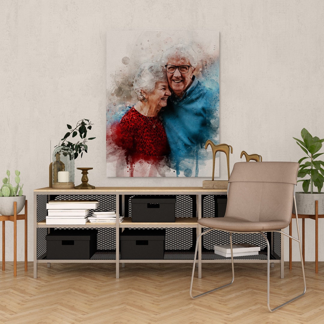 Custom Couples Print Couple Illustration Couple Painting Painting From ...