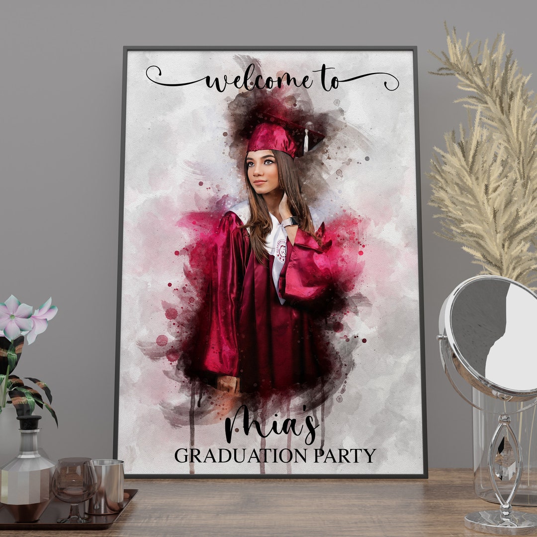 Grad Party Invitation Grad Party Decor Graduation Gift Card Gift for ...