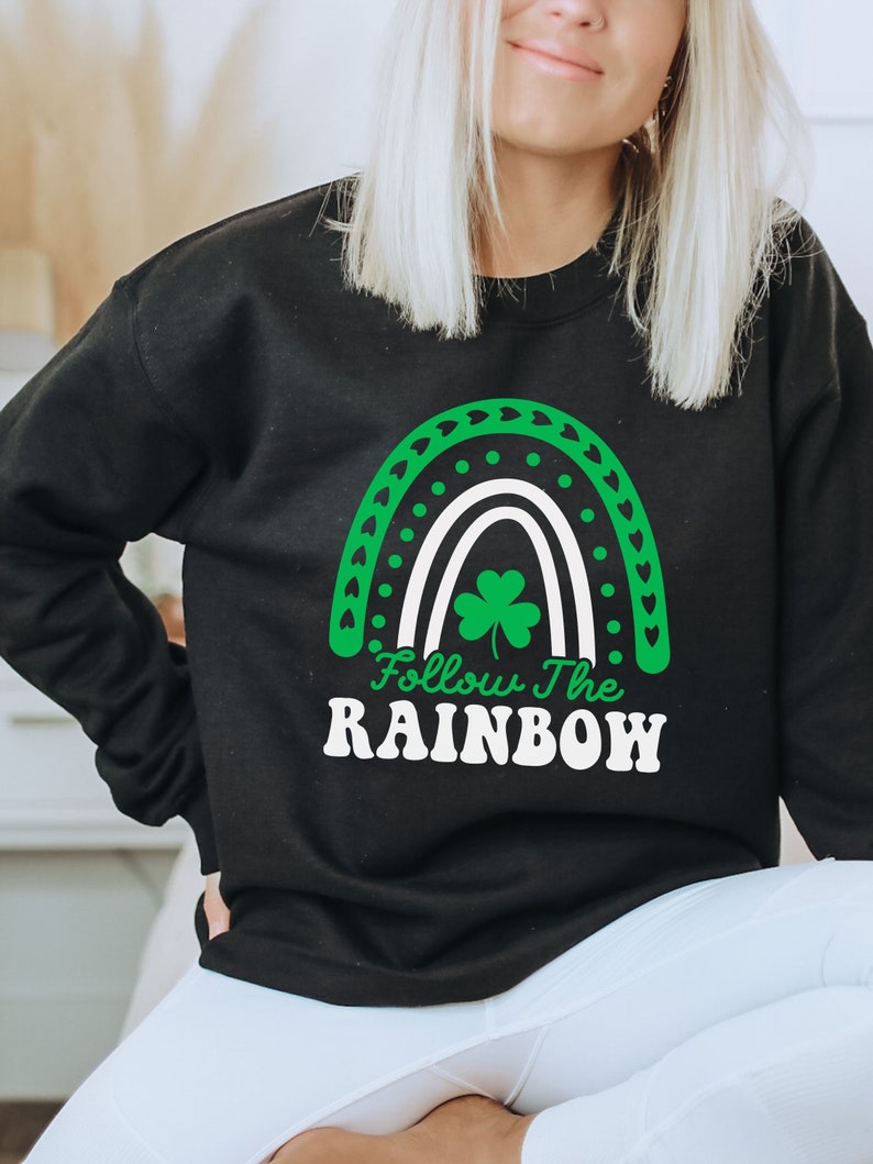 Follow the Rainbow Svg St Patricks Day Rainbow Png - Etsy