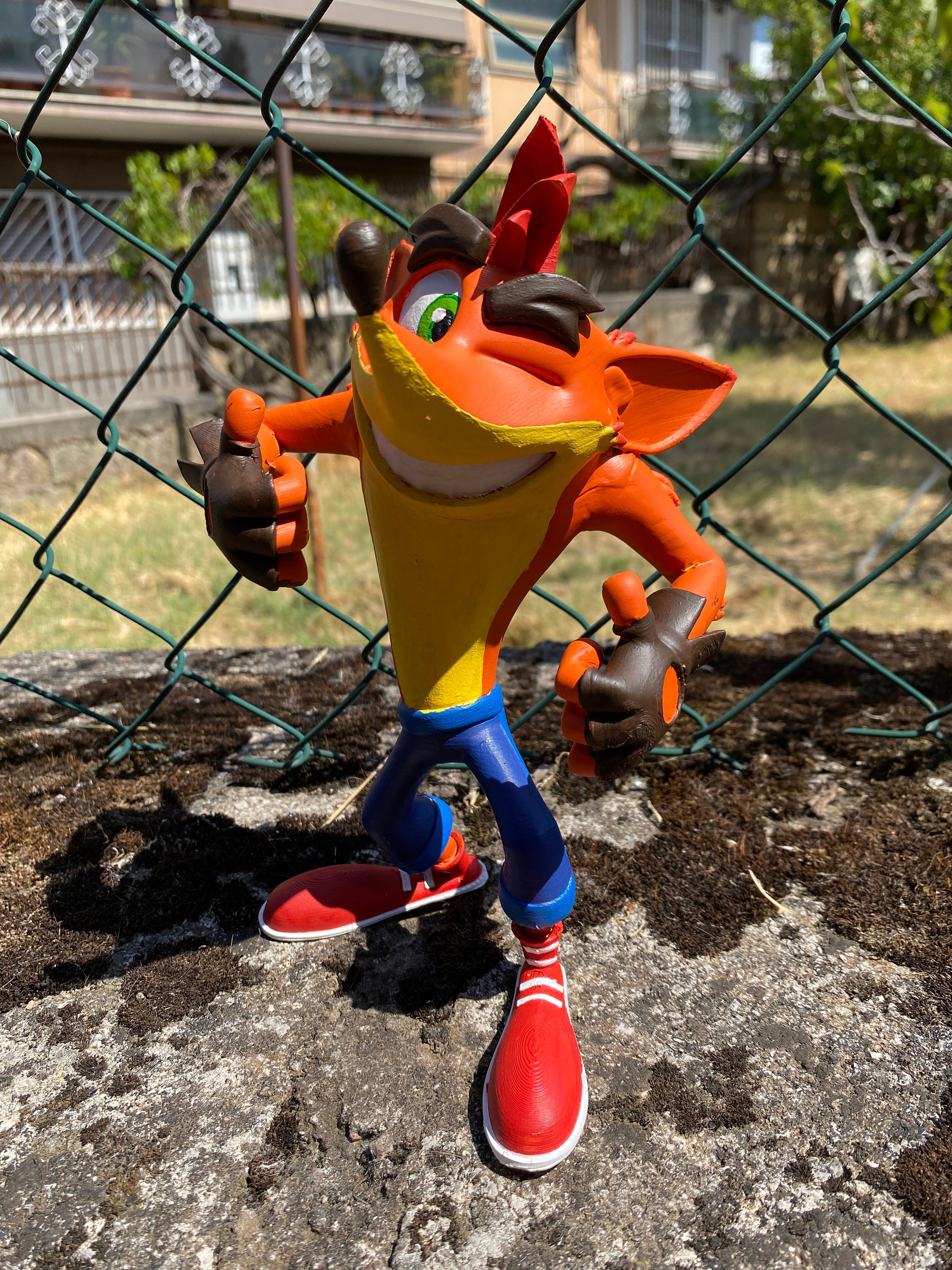 Crash Bandicoot Statue Action Figure - Etsy