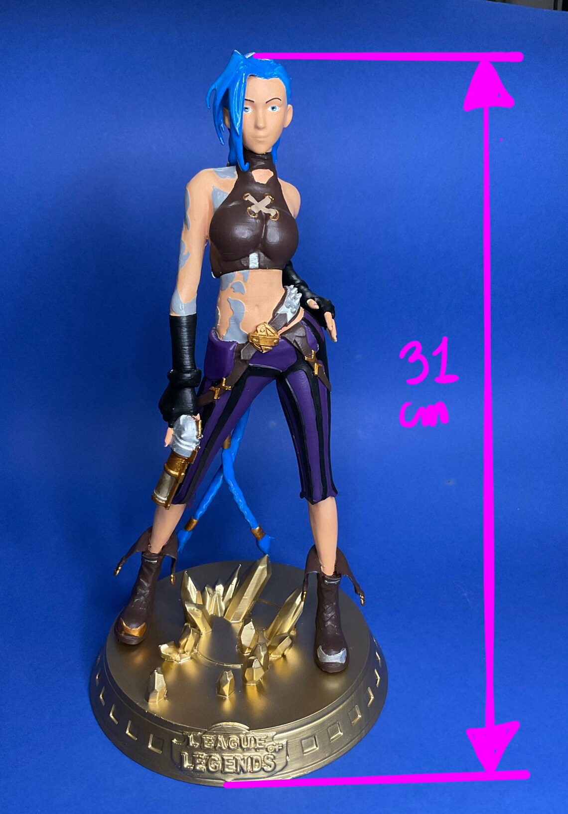 Jinx Statue Taken From the league of Legends Universe From the arcane Series - Etsy