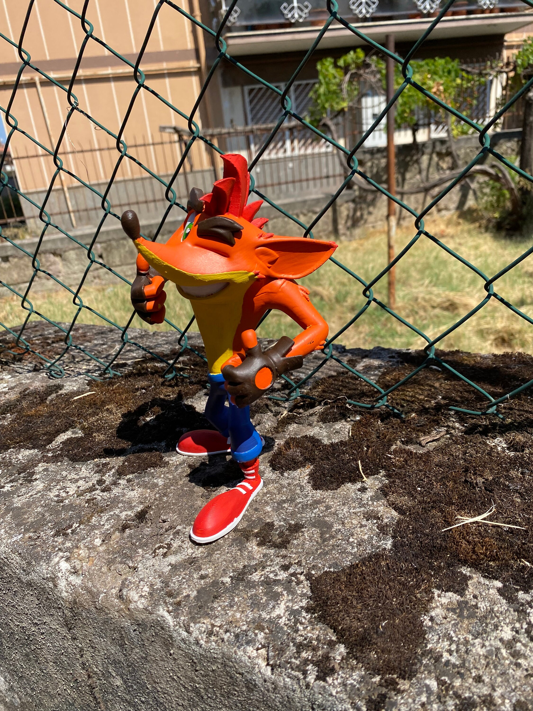 Crash Bandicoot Statue Action Figure - Etsy