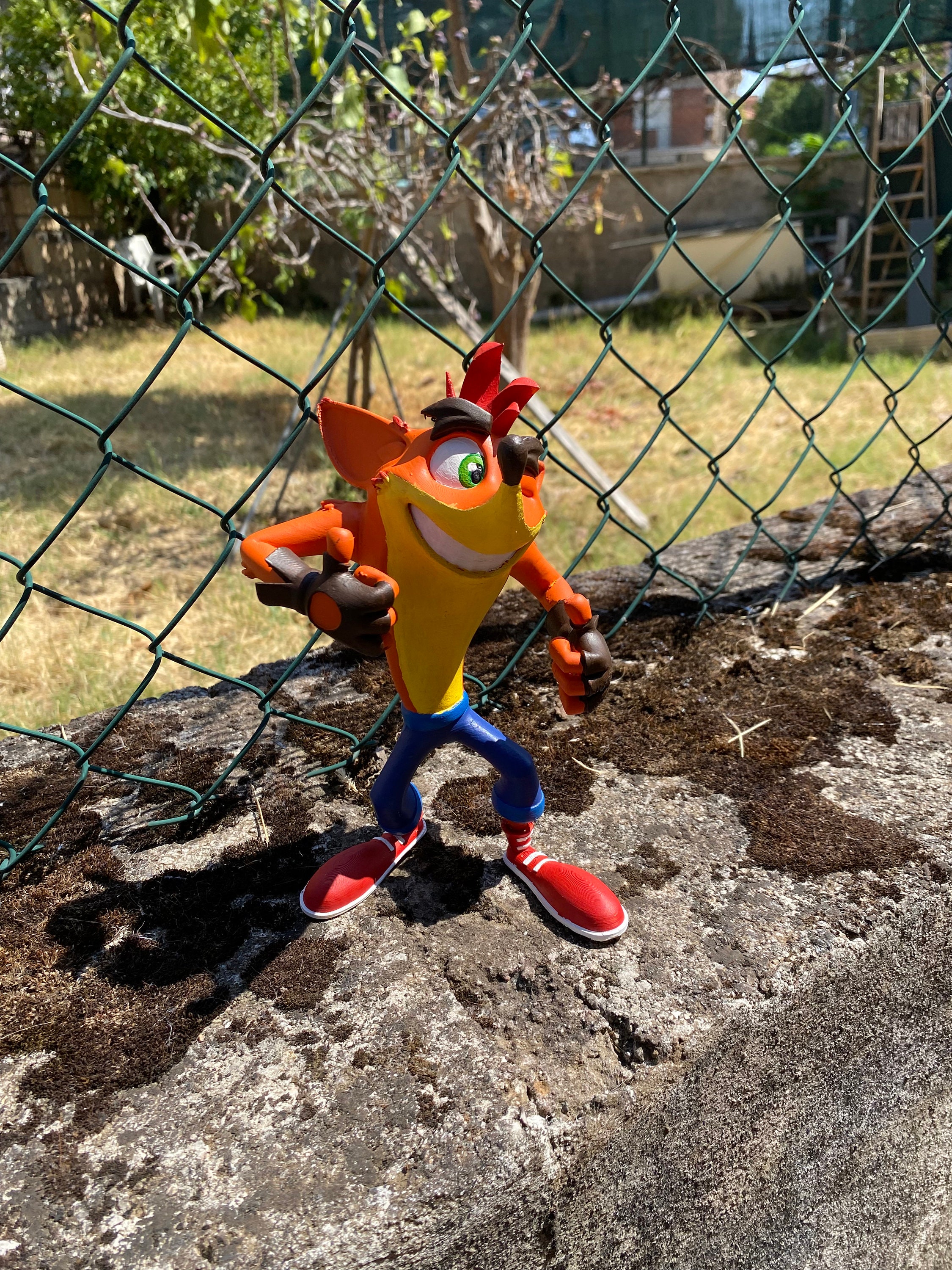 Crash Bandicoot Statue Action Figure - Etsy
