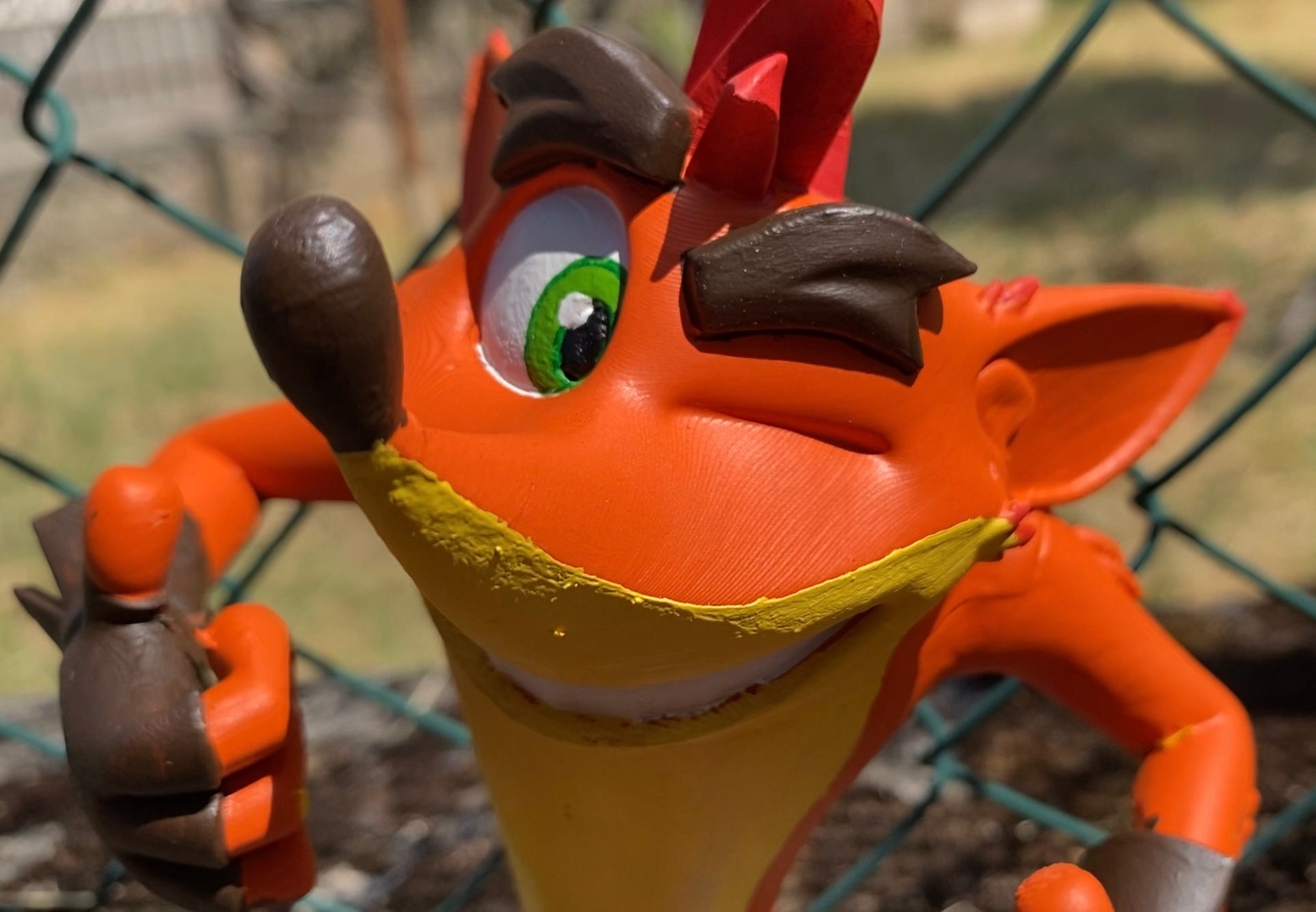 Crash Bandicoot Statue Action Figure - Etsy