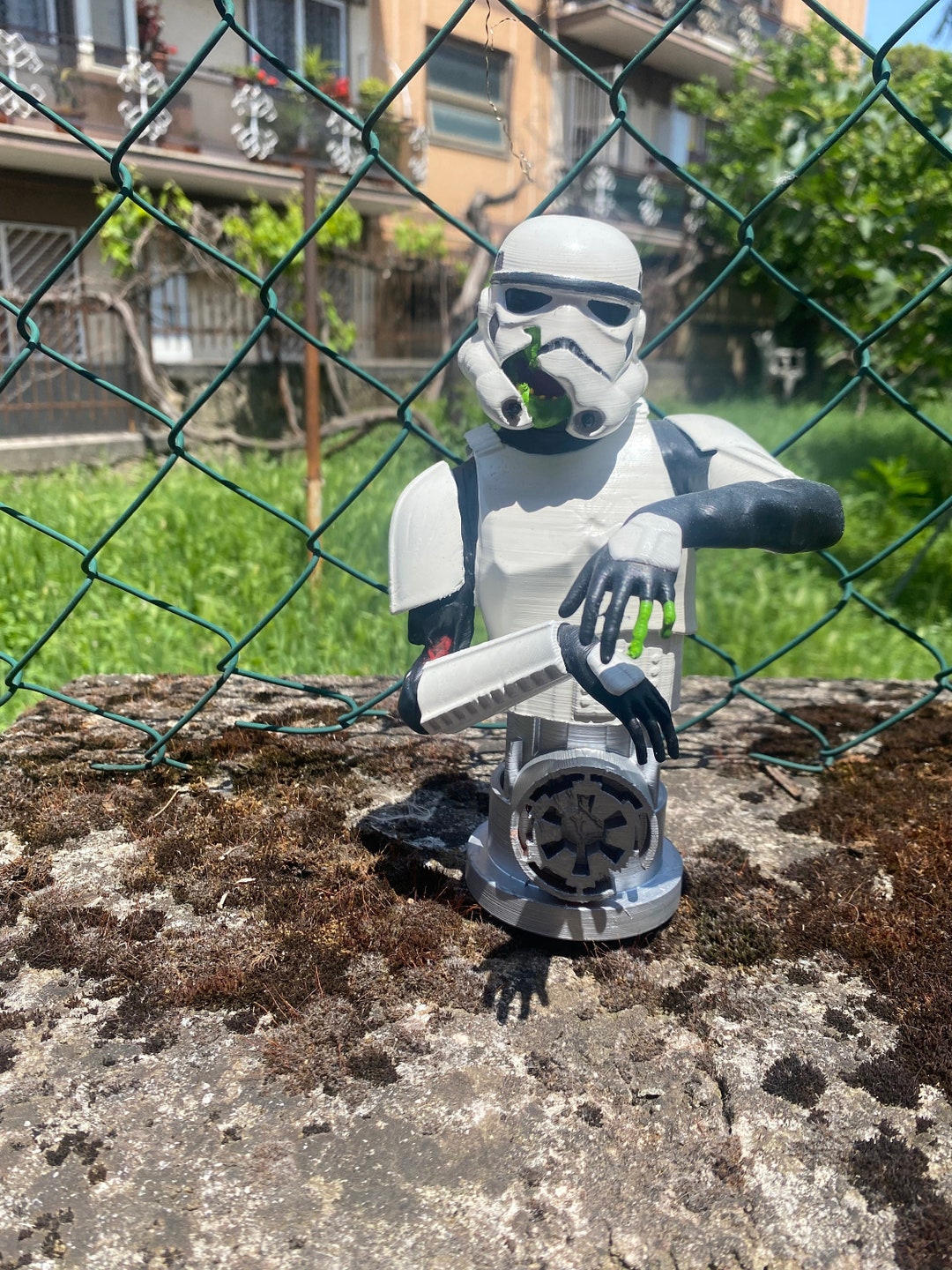 Half Bust Zombie Stormtrooper Inspired by the Starwars Universe - Etsy