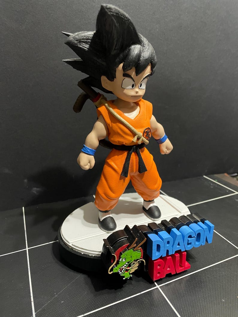 Statue Goku Child Dragon Ball Super Saiyan - Etsy