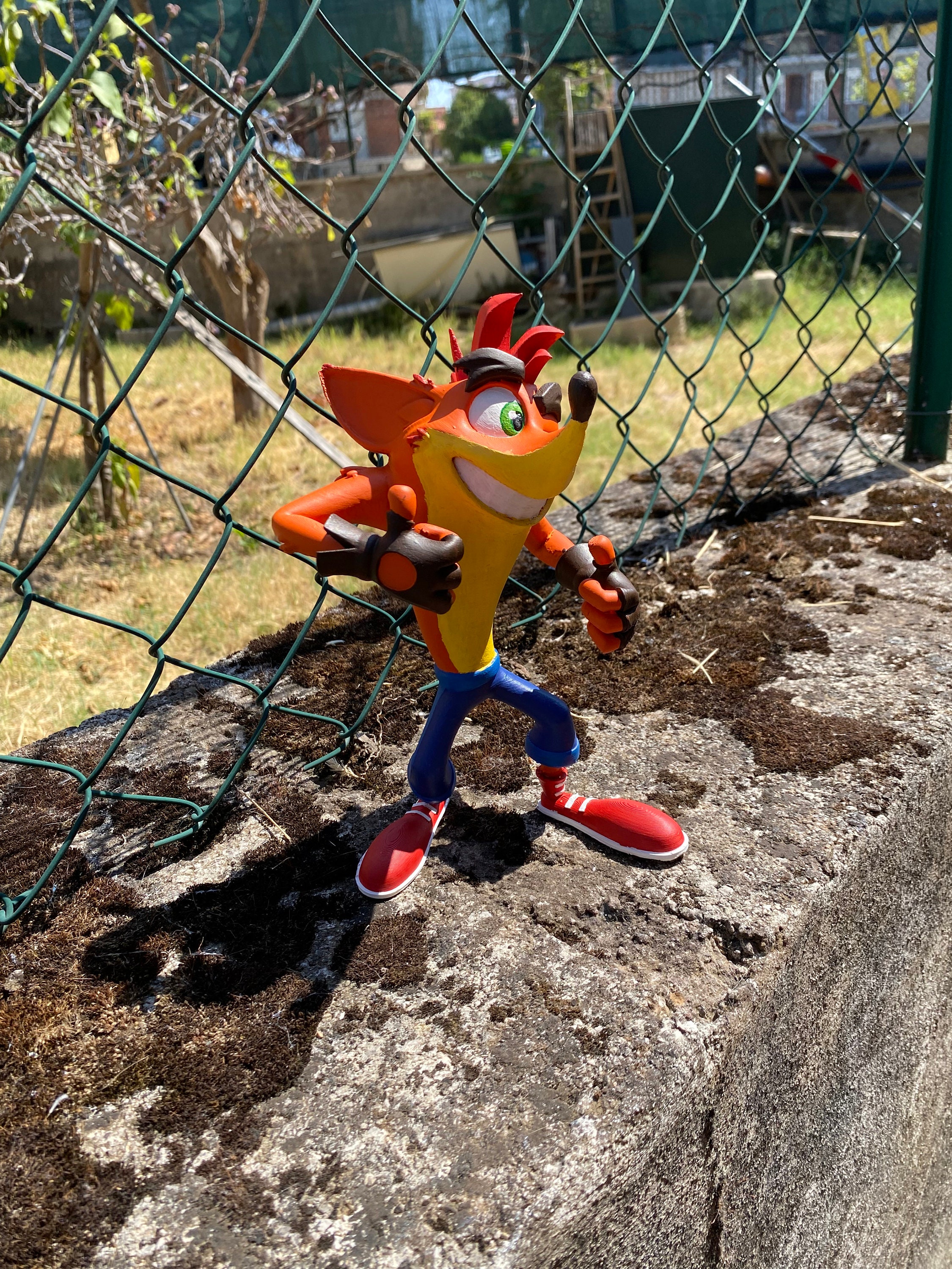 Crash Bandicoot Statue Action Figure - Etsy