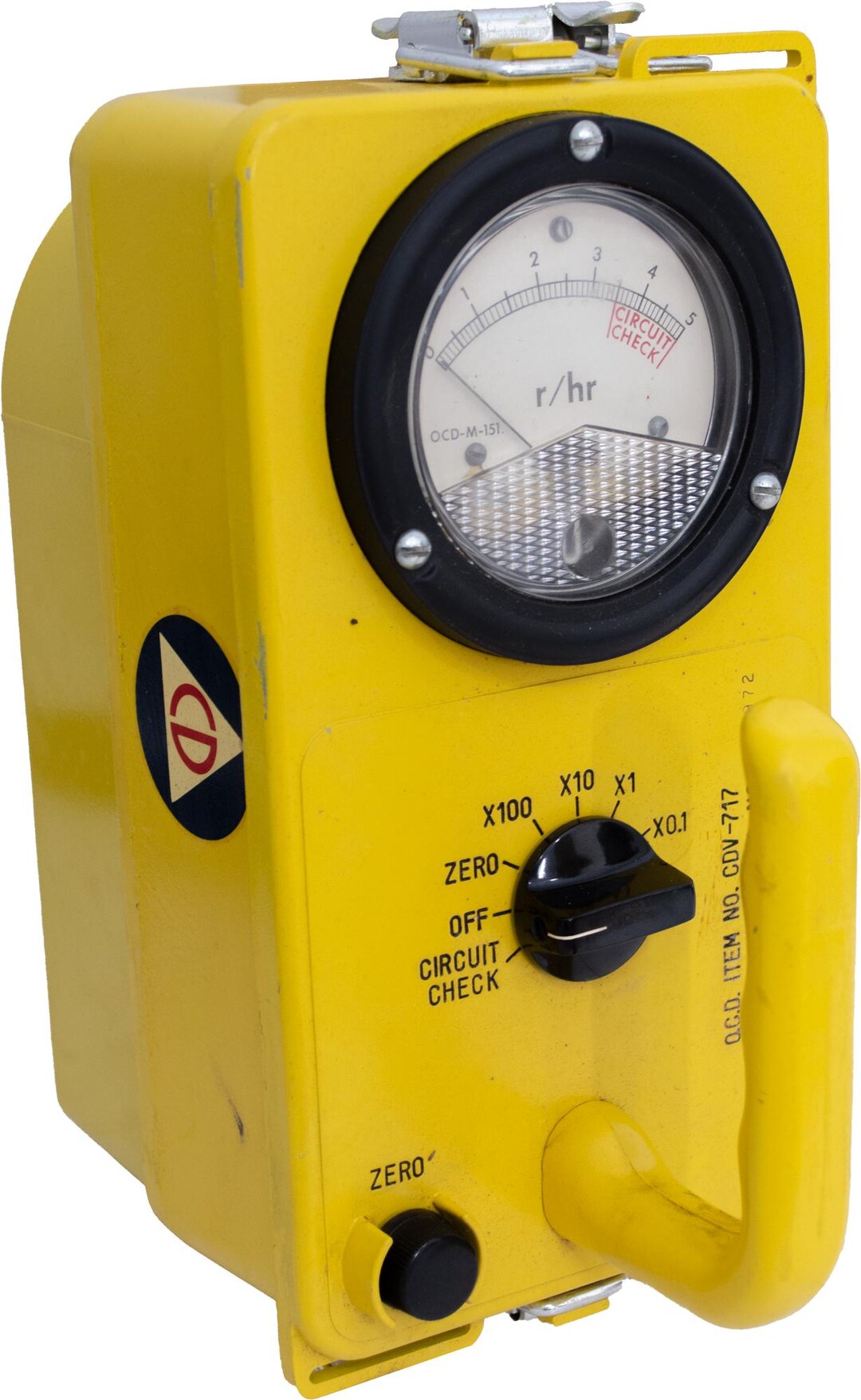 CDV-717 Gamma Radiation Detector – Cold War Era Civil Defense Geiger ...