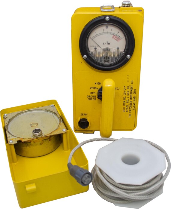 Civil Defense Radiation Detection Vehicle Cold War Era Civil Defense