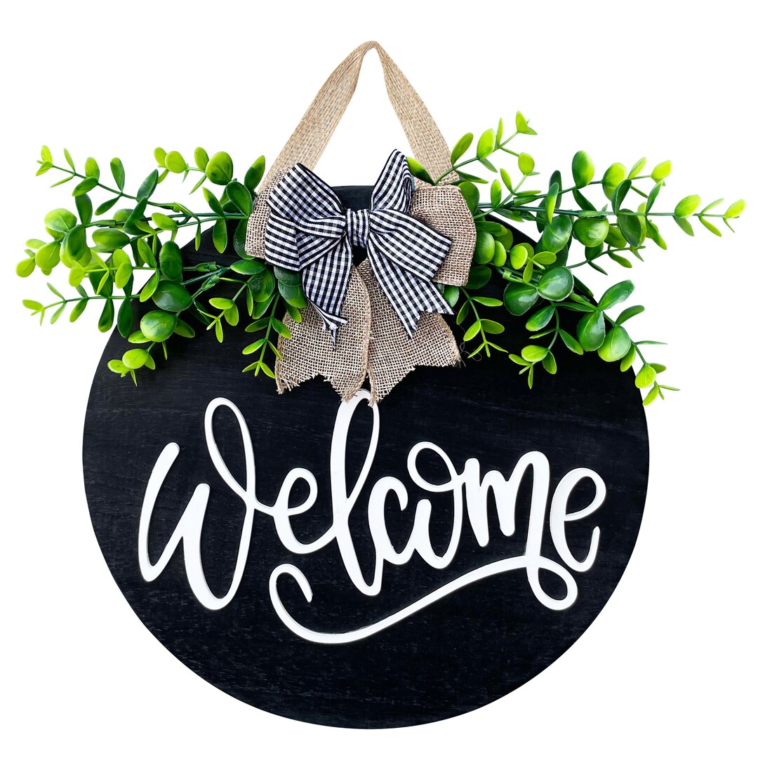 Sale !! Welcome Sign for Front Door Decor- Front Porch Decor_ Farmhouse ...