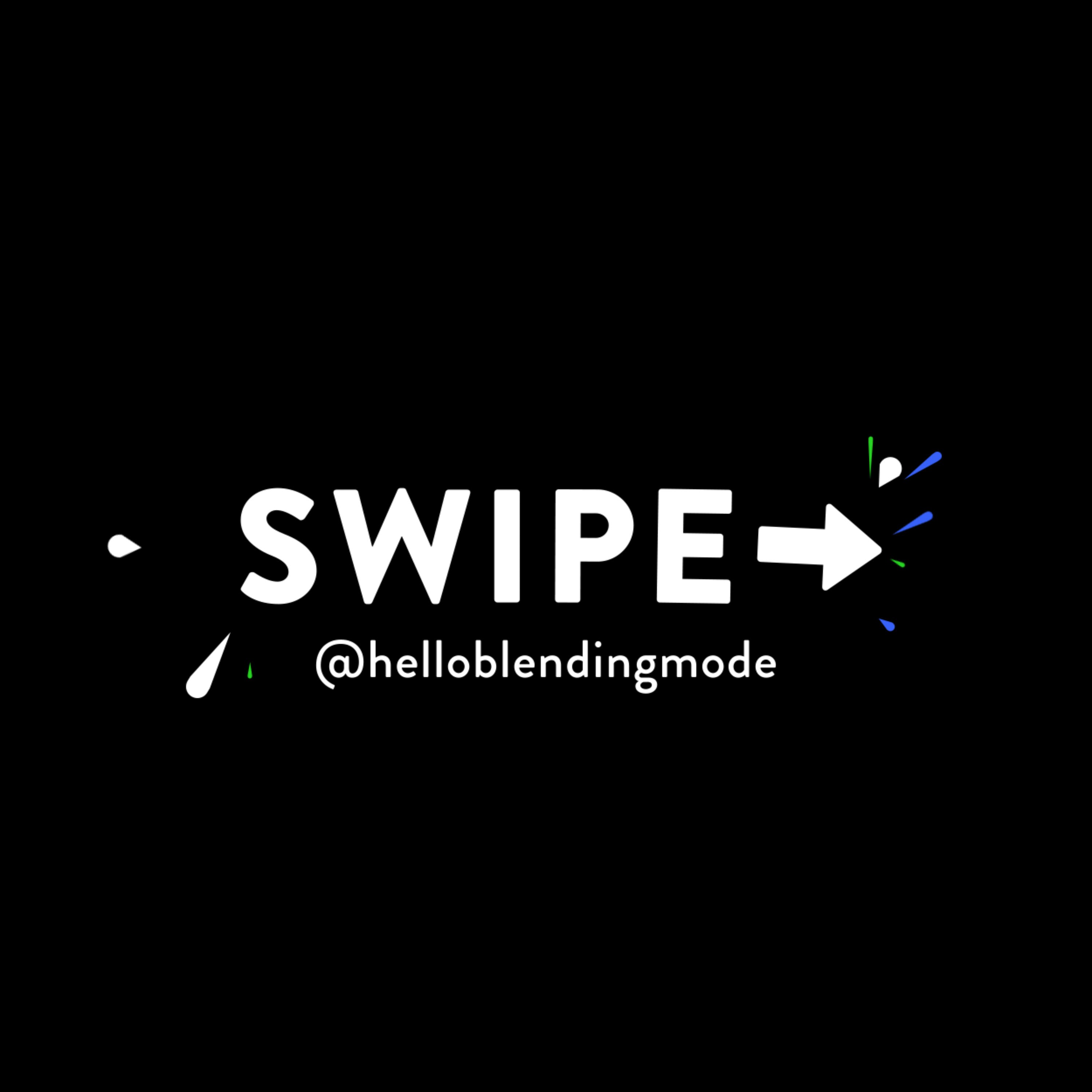 Customizable swipe Left Animated Gif Sticker - Etsy