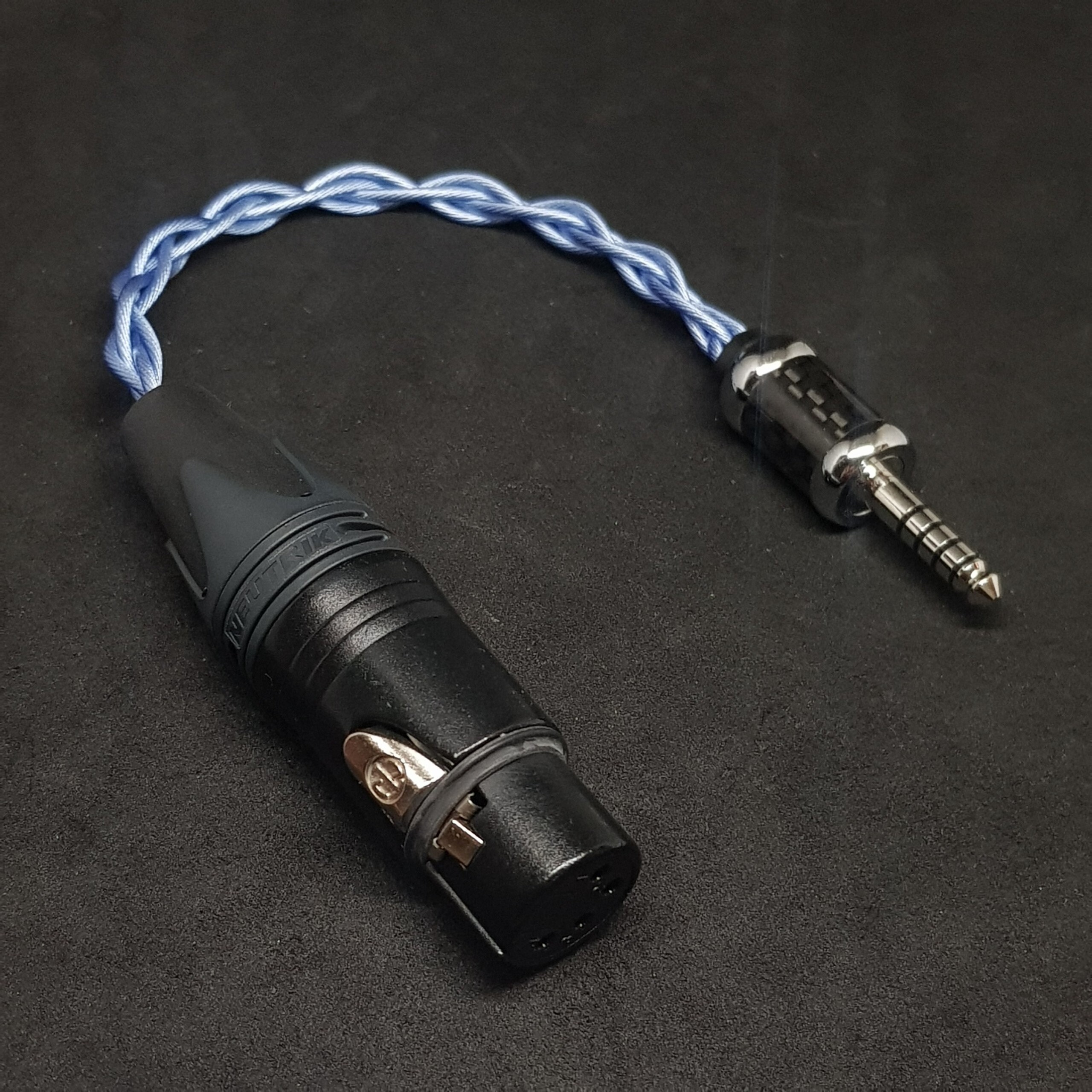 4-pin XLR Adapter Cable - Convert to 3.5mm/6.35mm(1/4") Single Ended ...