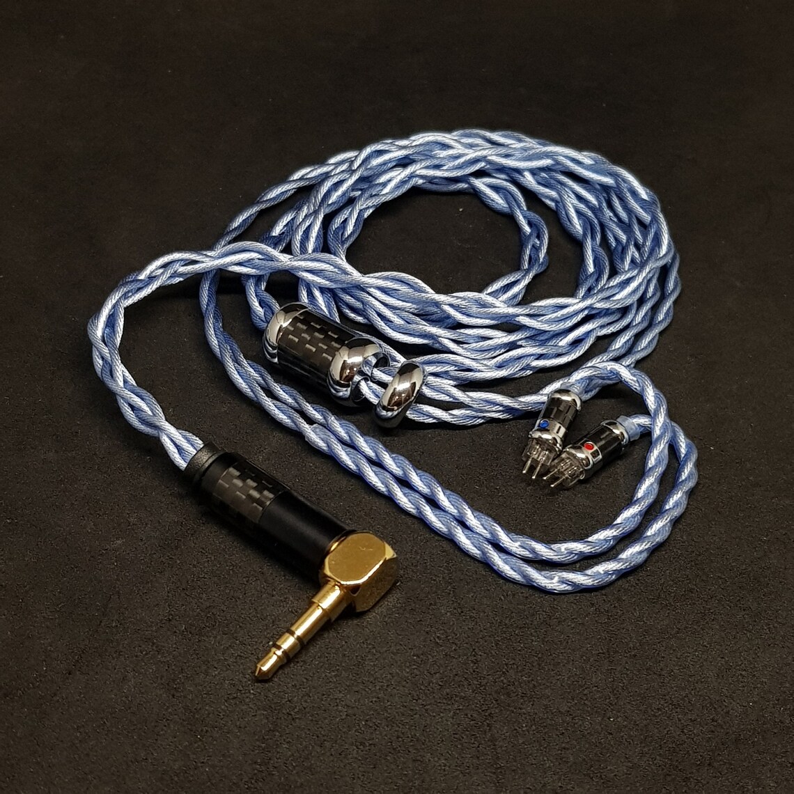 Cable for Iems Monitor 2pin 0.78mm Silver Plated Copper 7N OCC Litz ...