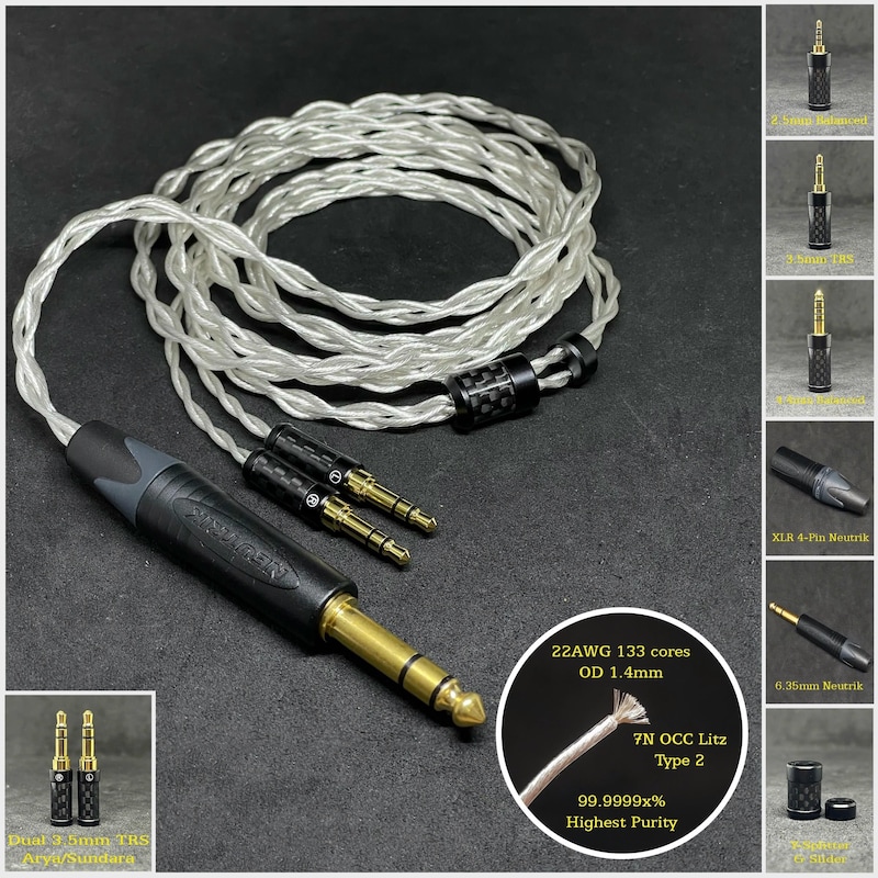 3.5mm Try to Dual 6.35mm Its Breakout Cable 6ft 1/8 to 1/4 Stereo Cable 3.5mm to 1/4 Y Splitter ...