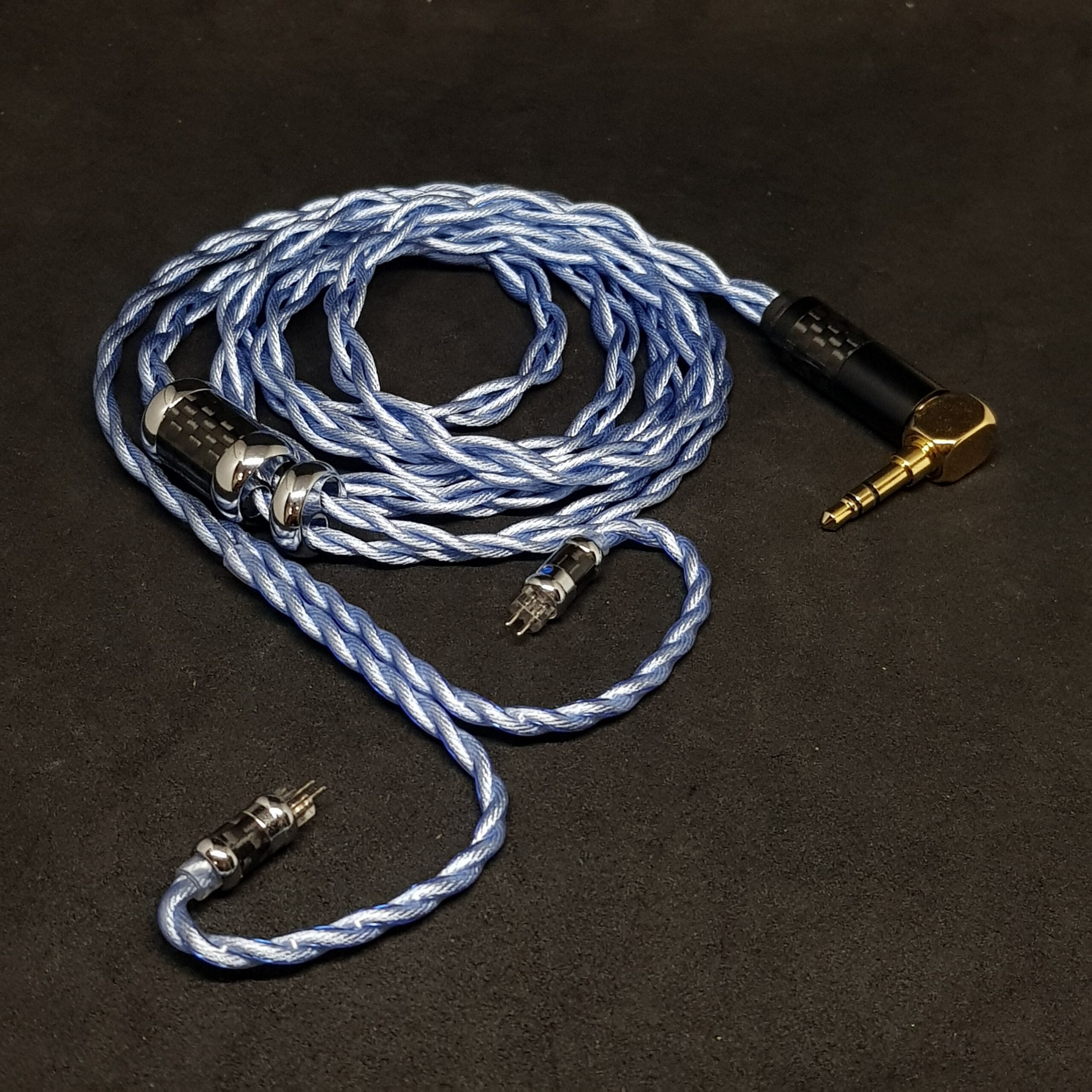 Cable for Iems Monitor 2pin 0.78mm Silver Plated Copper 7N OCC Litz ...