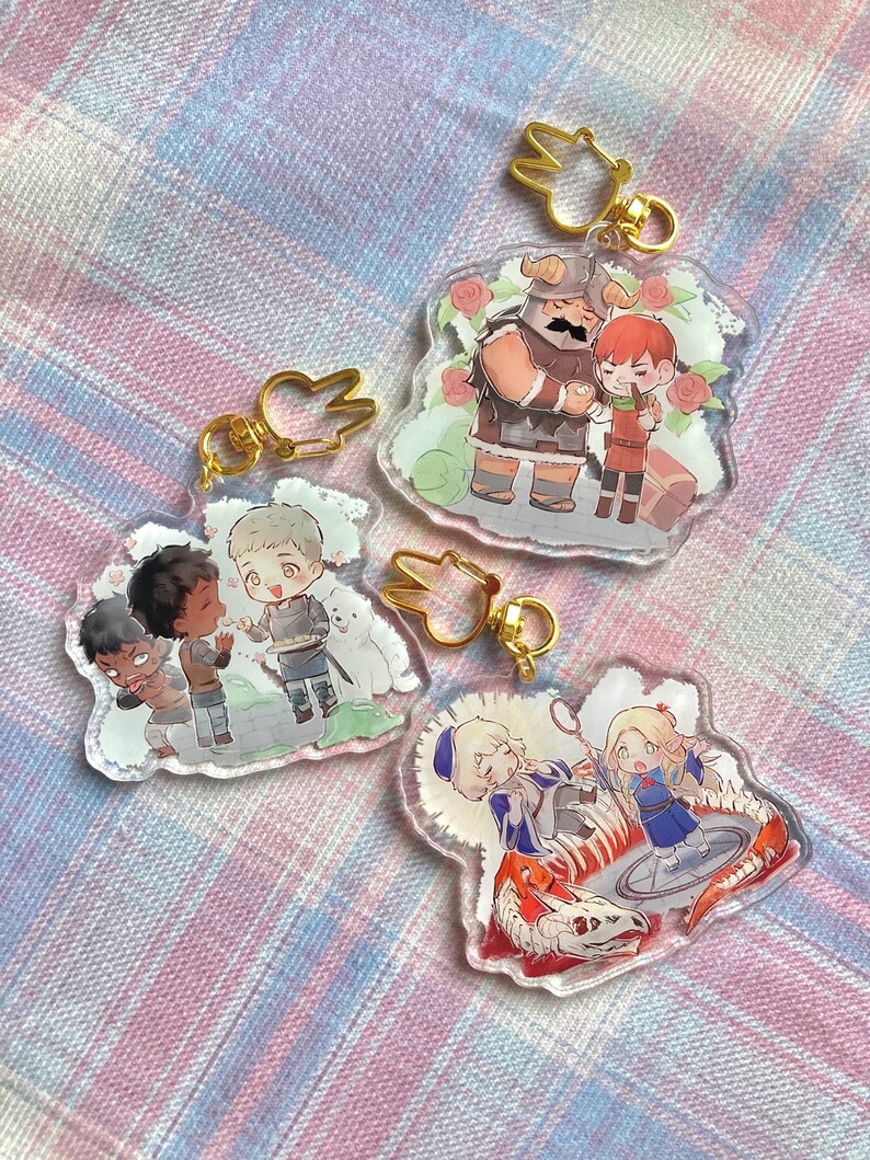 Dungeon Meshi Prints, Charms/keychains, Sticker Dunmeshi Fan Merch ...