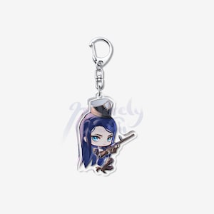 Arcane Keychain Charm, Holographic Sticker, Vi, Caitlyn, Jinx, Ekko ...