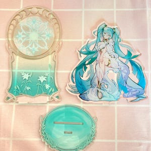 Goddess Miku Standee, Fanart Fanmerch - Etsy