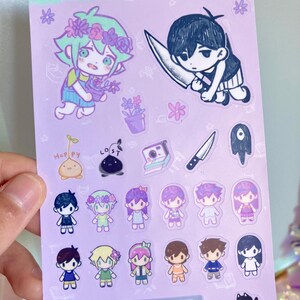 Fanmade Sticker Sheets, Cult of the Lamb, Alien Stage, Omori - Etsy
