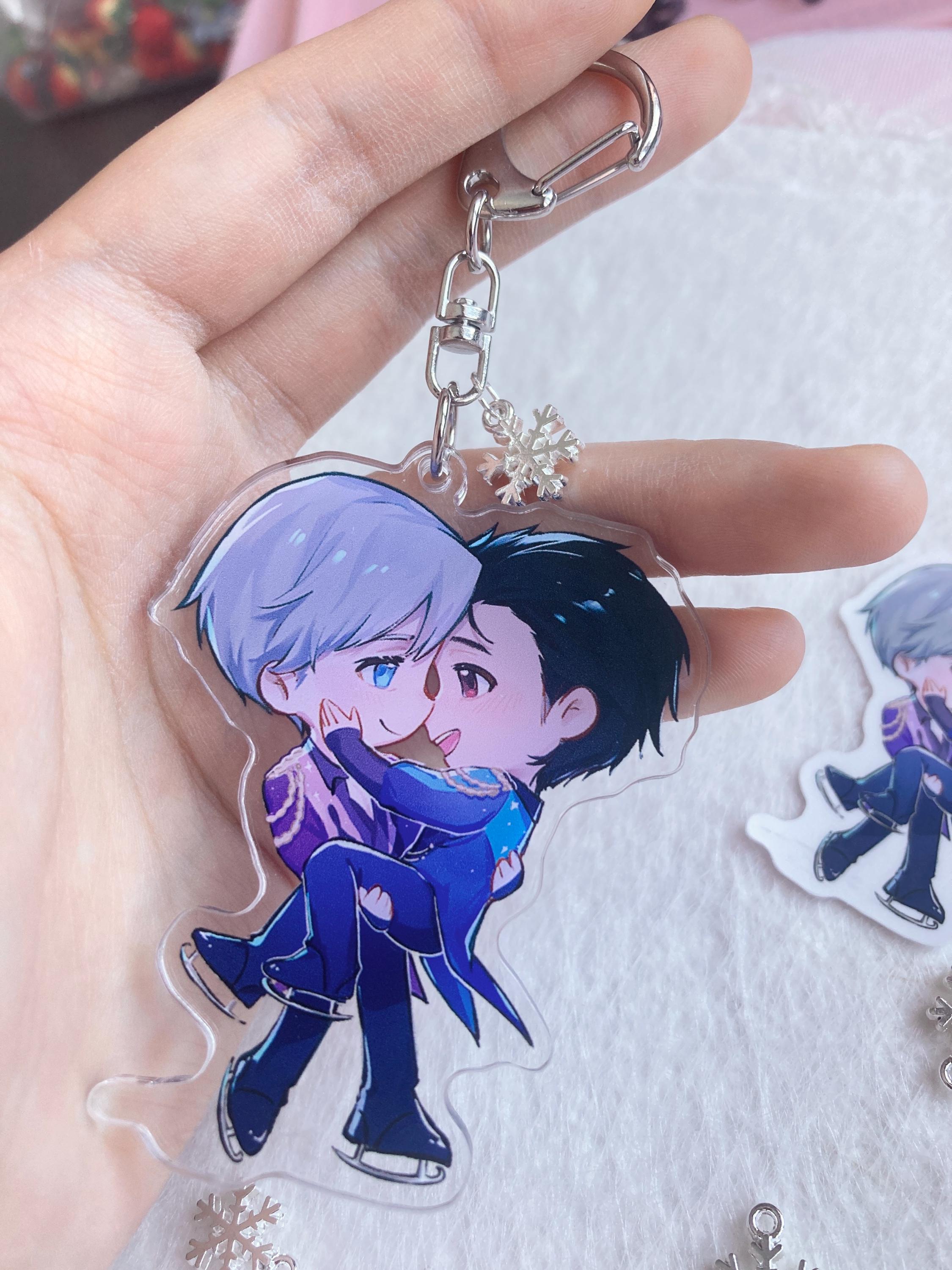 Yuri on Ice Victuuri Keychains, Charms, Fanmerch, Sticker - Etsy Australia