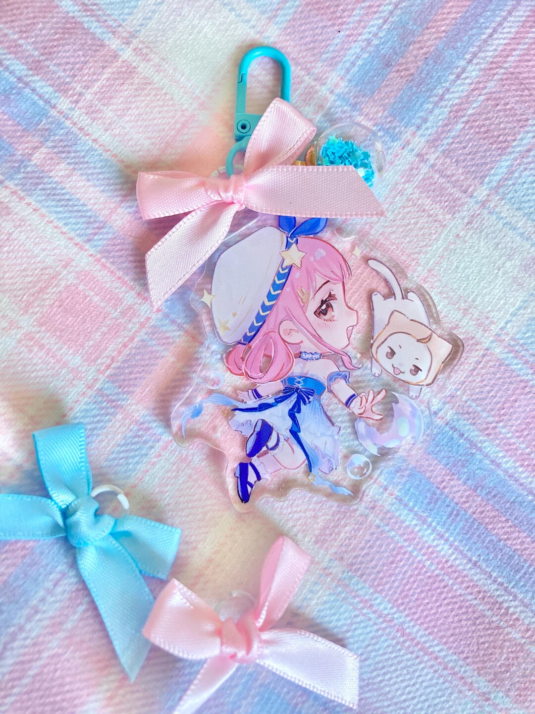 Infinity Nikki Keychain, Charm, Fanmerch, Momo Cat. Bubble Voyage - Etsy