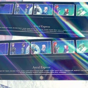 Astral Express Holographic Ticket, Print/postcard, HSR Honkai Star Rail ...