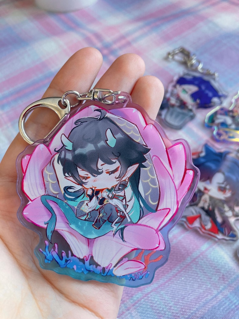 Acrylic Charms Honkai Star Rail, Chibi Cute Sampo, Aventurine, Dr.ratio ...
