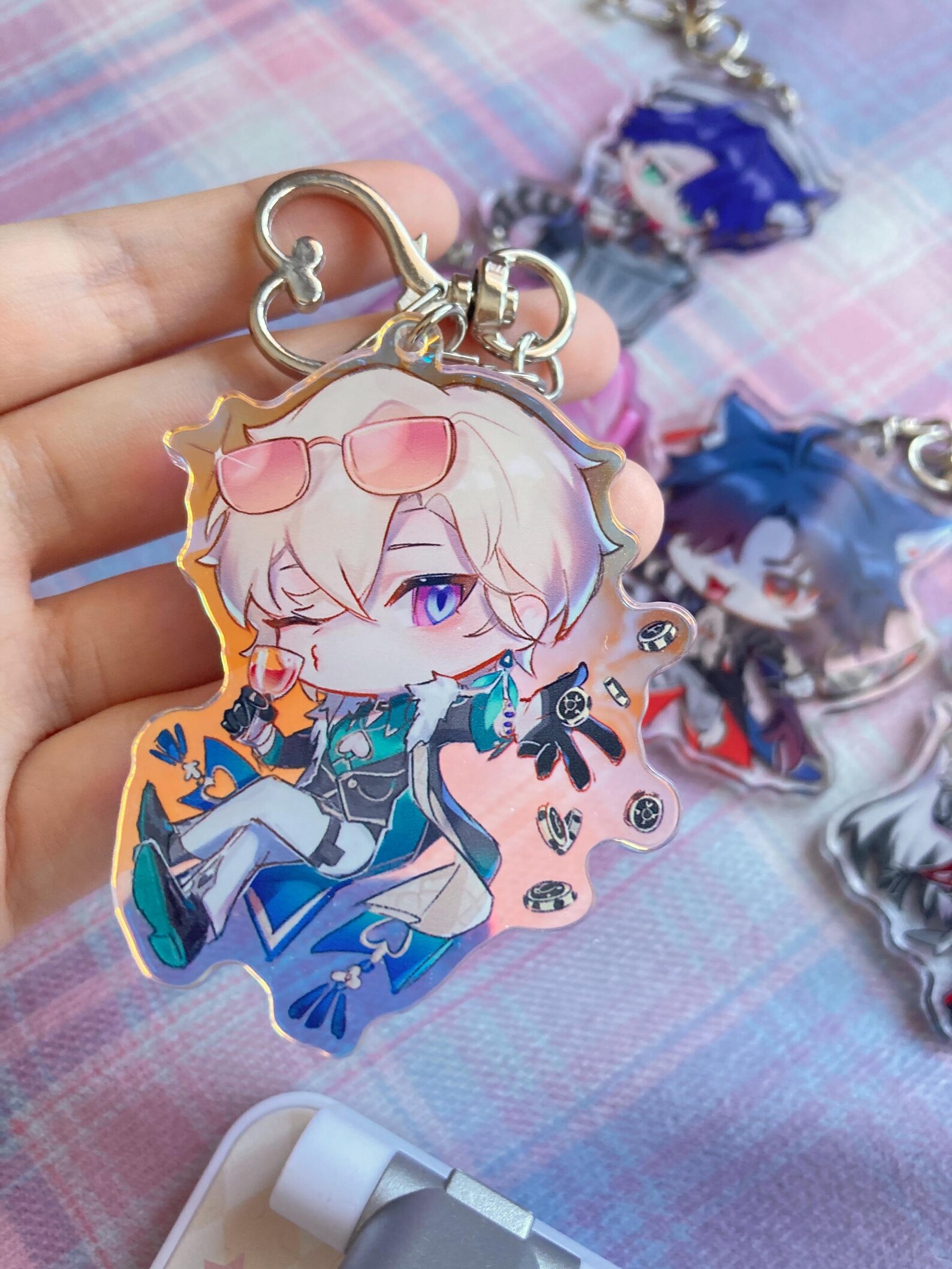 Acrylic Charms Honkai Star Rail, Chibi Cute Sampo, Aventurine, Dr.ratio ...