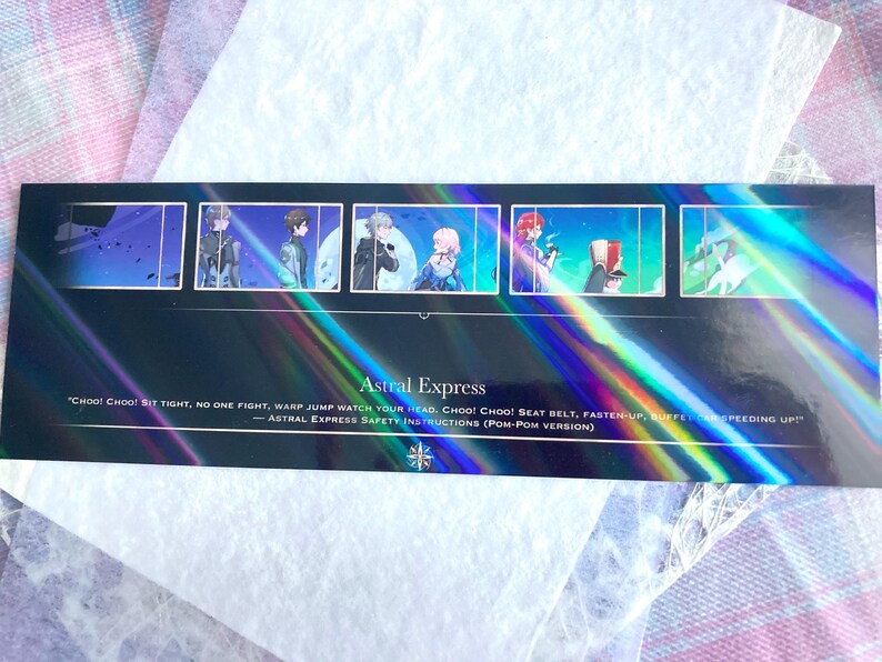 Astral Express Holographic Ticket, Print/postcard, HSR Honkai Star Rail ...