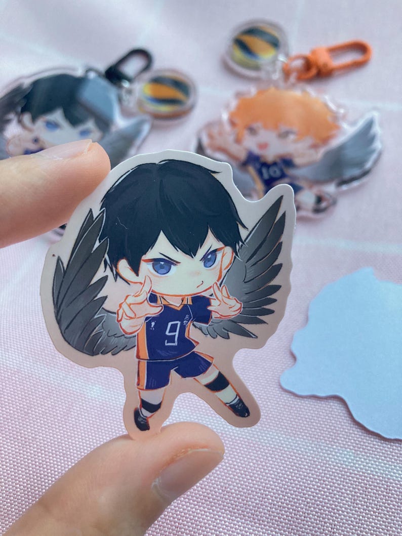 Haikyuu Charms, Hinata Shoyo and Kageyama Tobio, Kagehina, Stickers ...