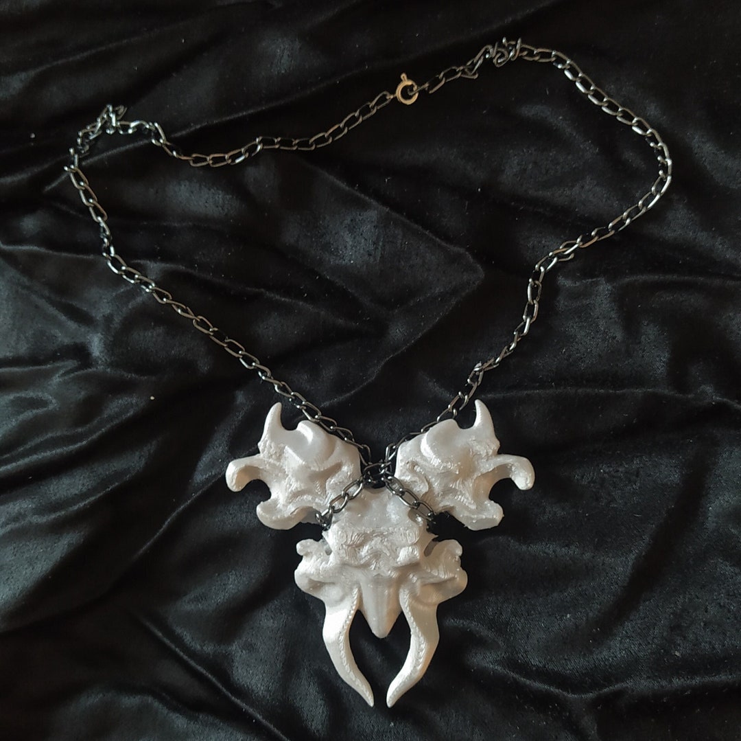 Futuristic Necklace 3D Printed - Etsy