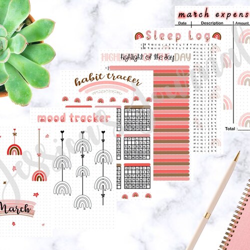 DIGITAL DOWNLOAD PDF Birthday Countdown Bullet Journal - Etsy